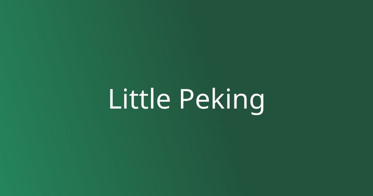 Little Peking | Best chinese in Renton, WA | Order Online
